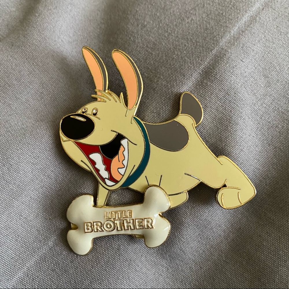 Disney Mulan Little Brother Dog Enamel Pin - Gem